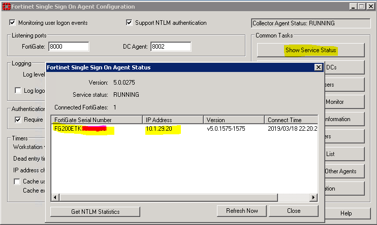 Identity: FSSO - Installation and Configuration