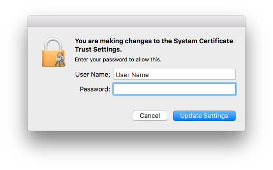 Installing an SSL Certificate on an Apple OS X Device (Manually)