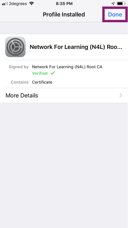 Installing an SSL Certificate on an iOS Device (Manually)