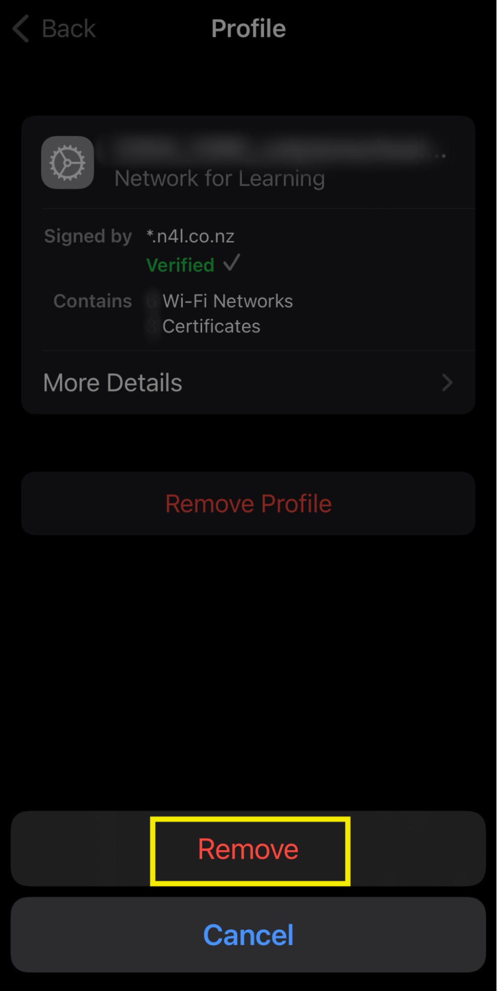 How to onboard iOS devices for a dedicated user