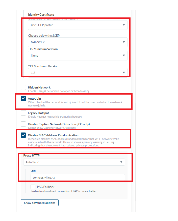 Cloudpath - iOS SCEP enrollment via Mosyle Manager Premium