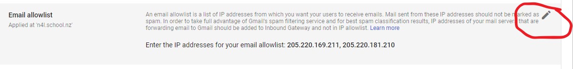 How to remove Proofpoint IP addresses from the allowlist