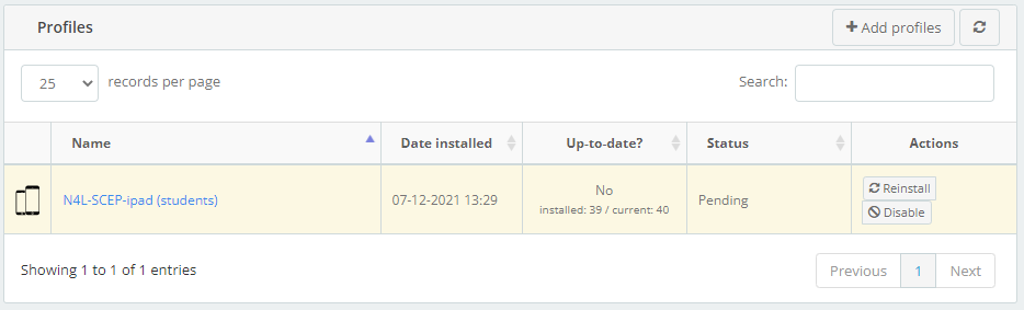 Cloudpath - iOS SCEP enrolment via Jamf School