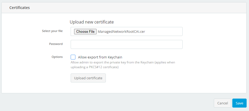 Cloudpath - iOS SCEP enrolment via Jamf School