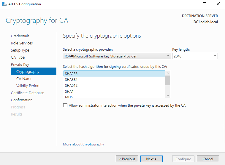 How to install Certificate Authority (CA) server and create certificates