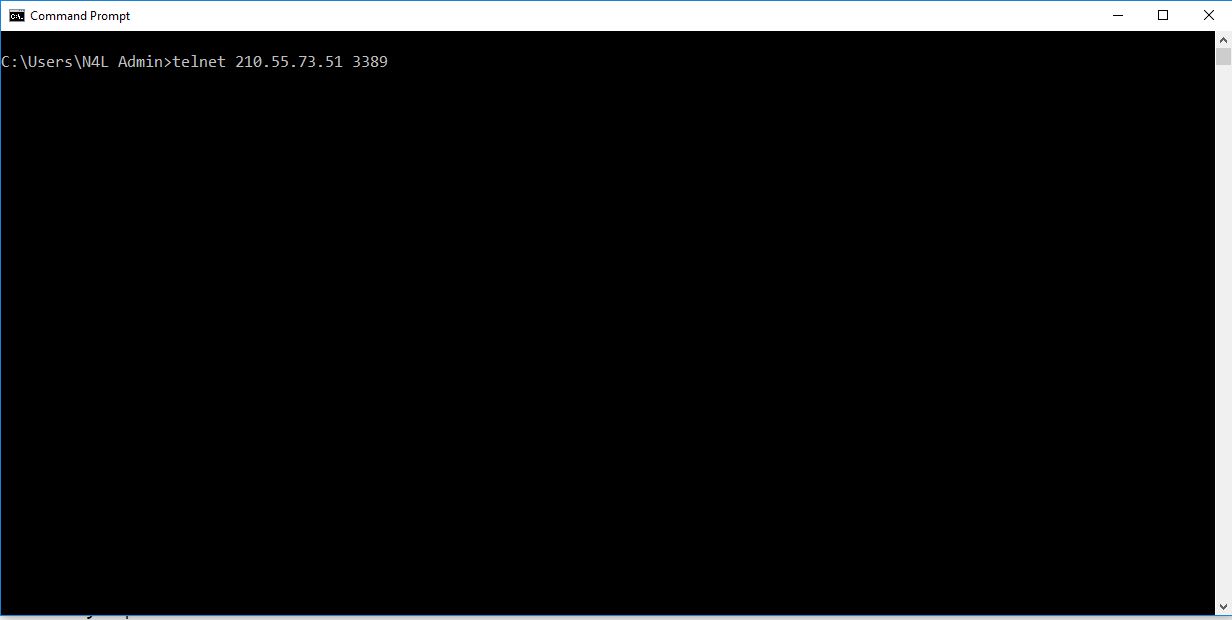 How to use Telnet (to Check the Status of Ports)