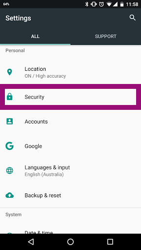 Installing an SSL Certificate on an Android Device (Manually)