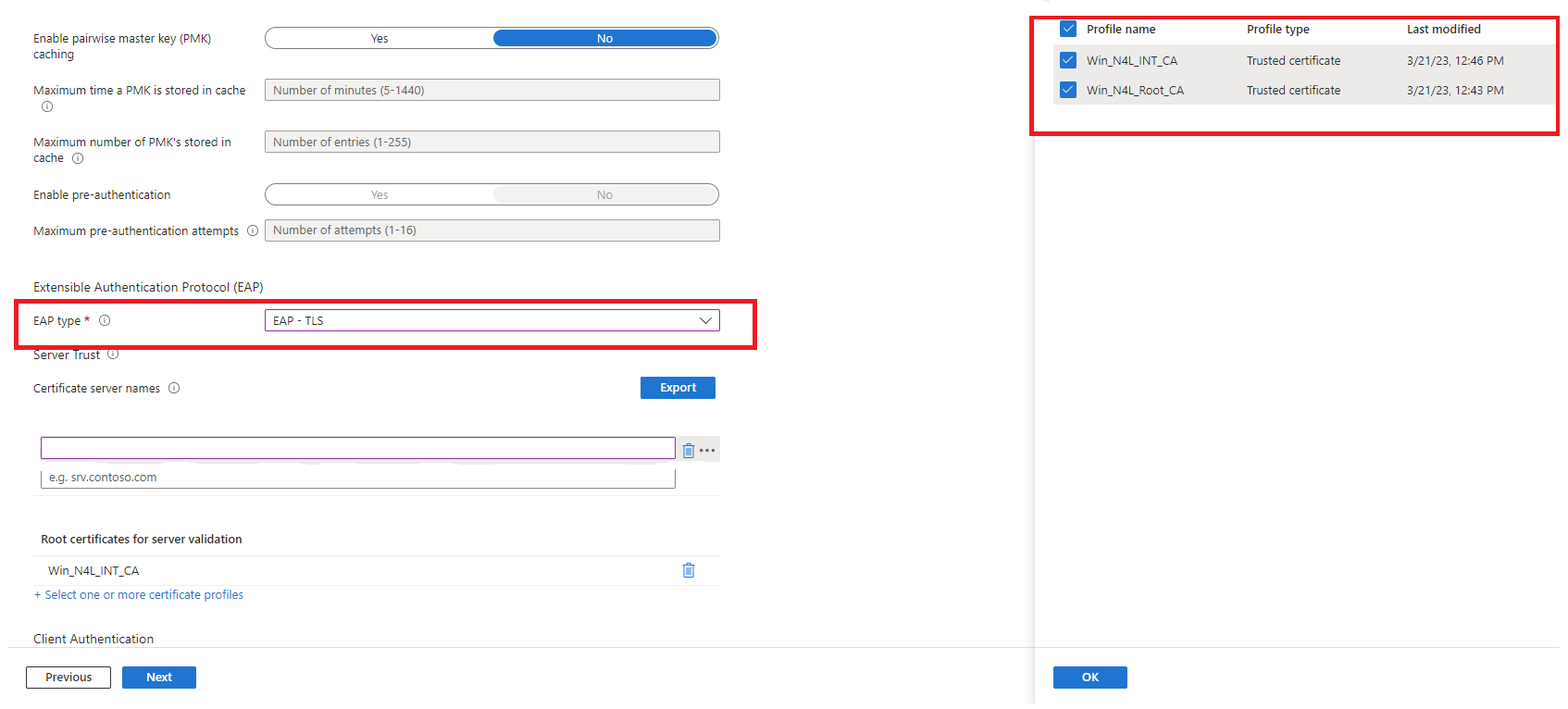 Cloudpath - SCEP enrolment via Microsoft Intune