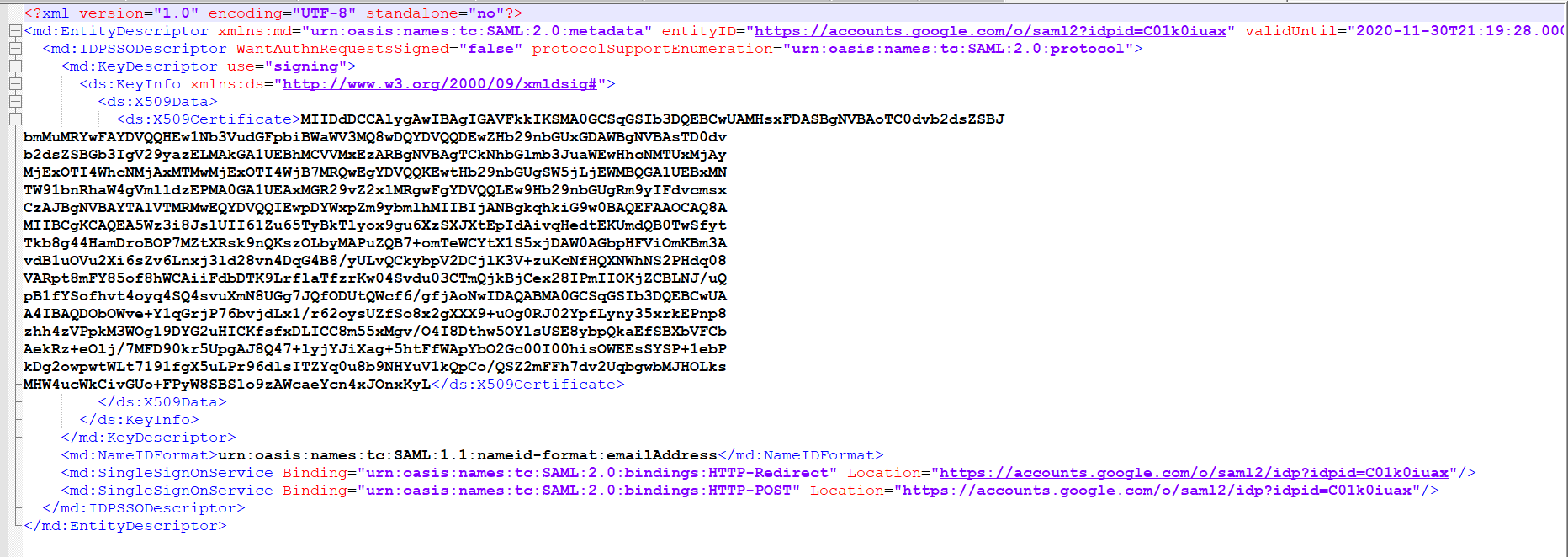 How to configure Google SAML app for Cloudpath access