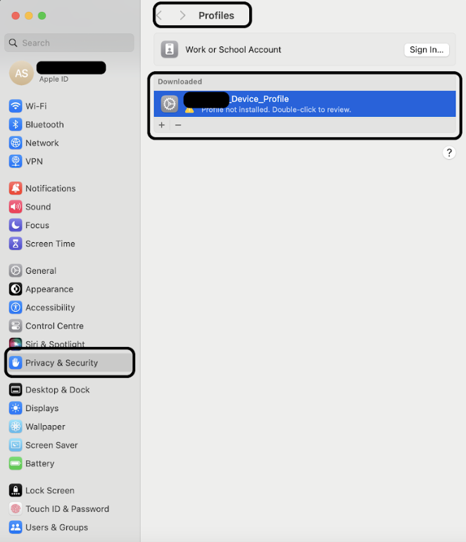 How to enrol a school-owned Mac device for a dedicated staff member
