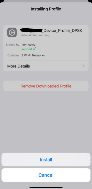How to enrol an iPhone device for a dedicated user