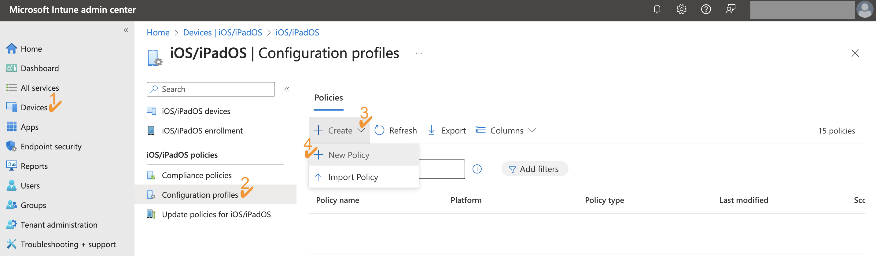 iOS SCEP enrolment via Microsoft Endpoint Manager