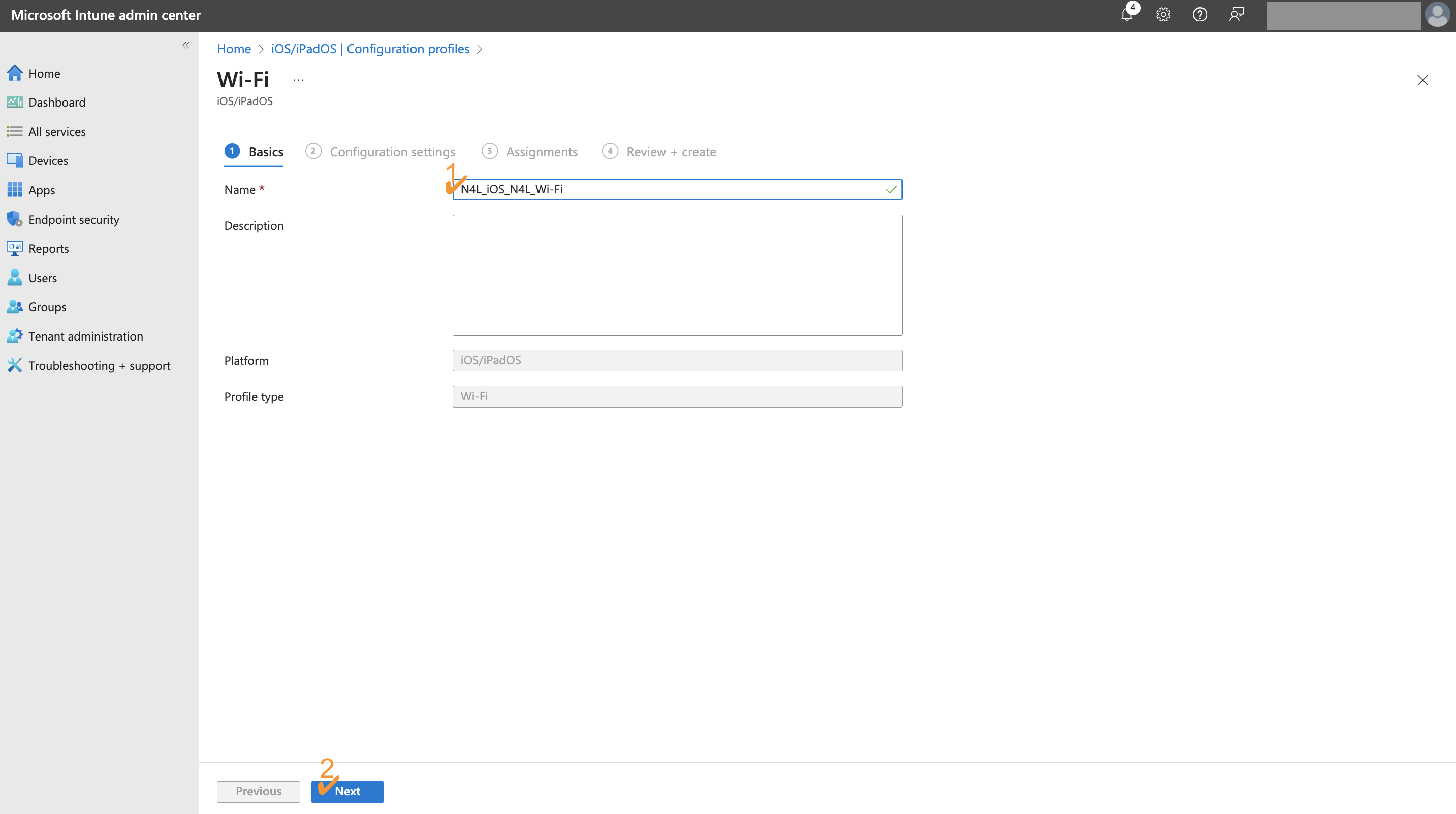 Cloudpath - iOS SCEP enrolment via Microsoft Endpoint Manager