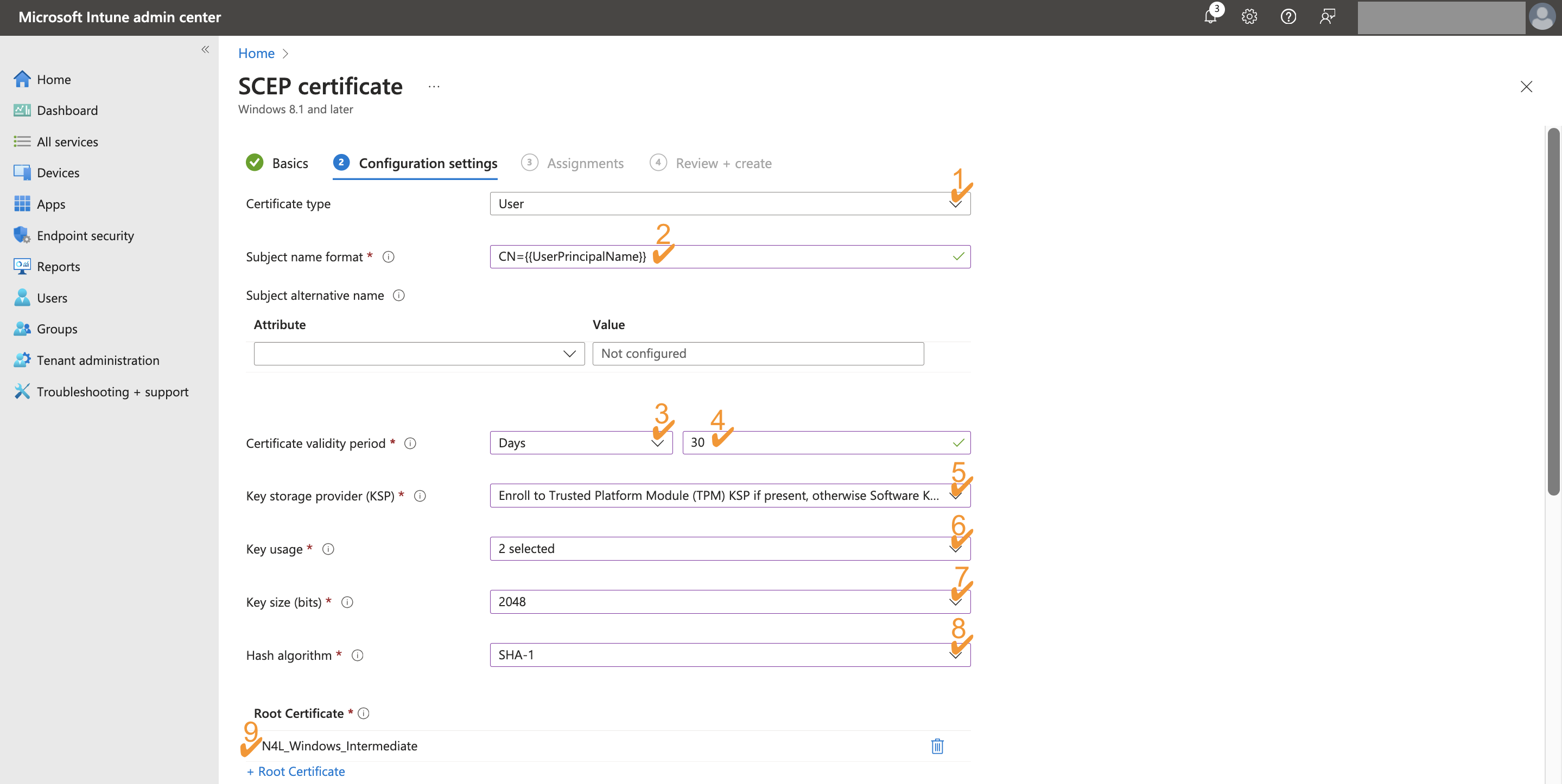Cloudpath - SCEP enrolment via Microsoft Endpoint Management (formerly ...