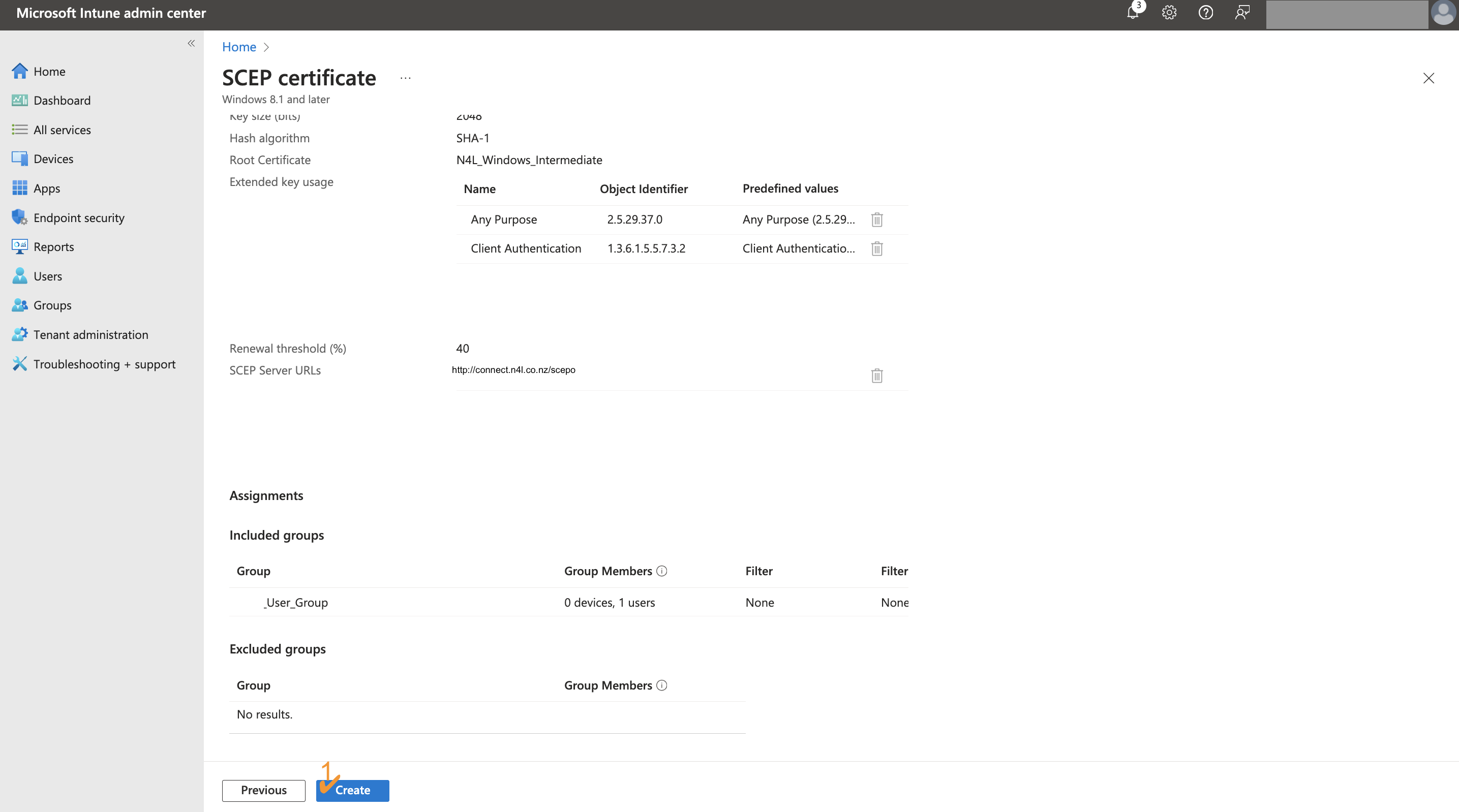 Cloudpath - SCEP enrolment via Microsoft Endpoint Management (formerly ...