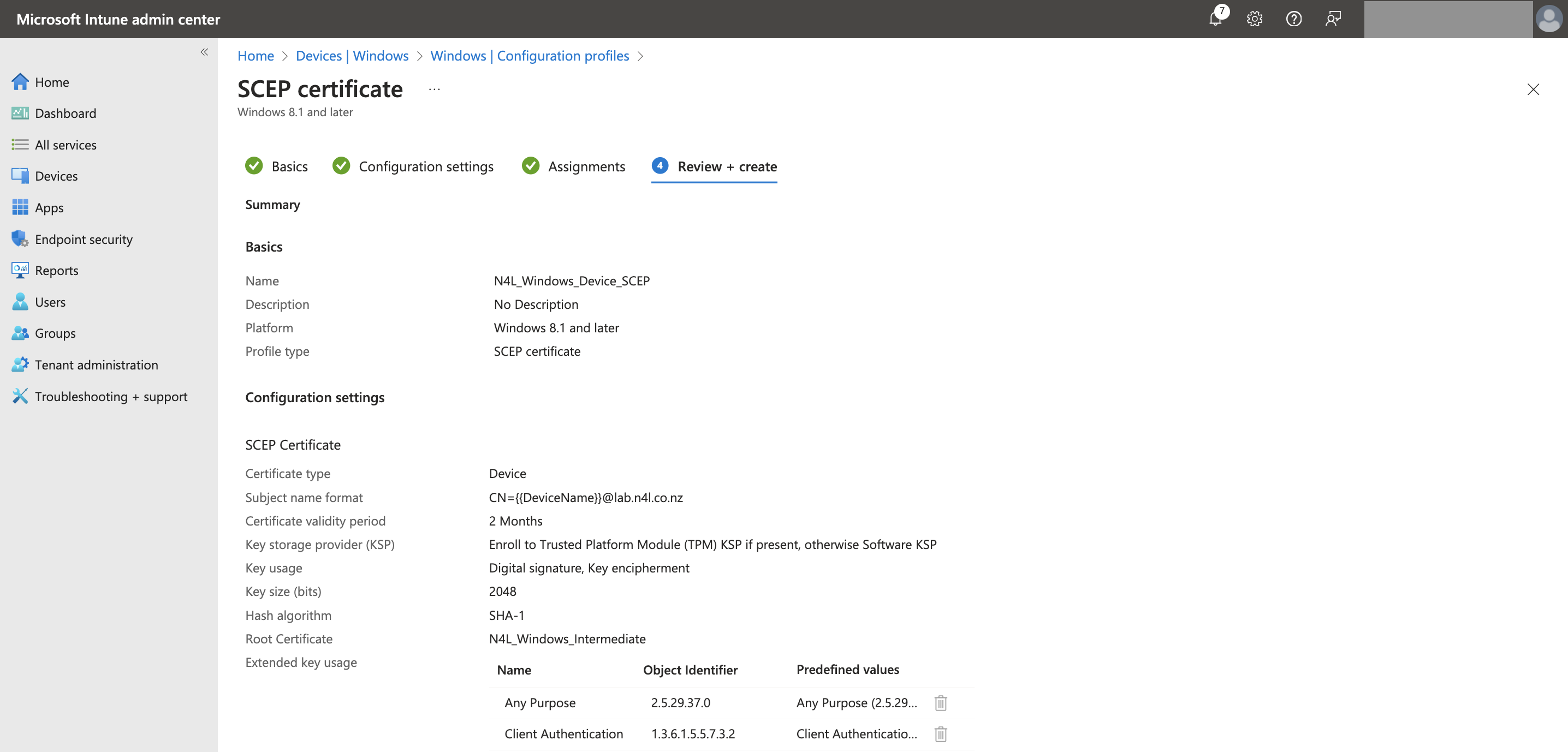 Cloudpath - SCEP enrolment via Microsoft Endpoint Management (formerly ...