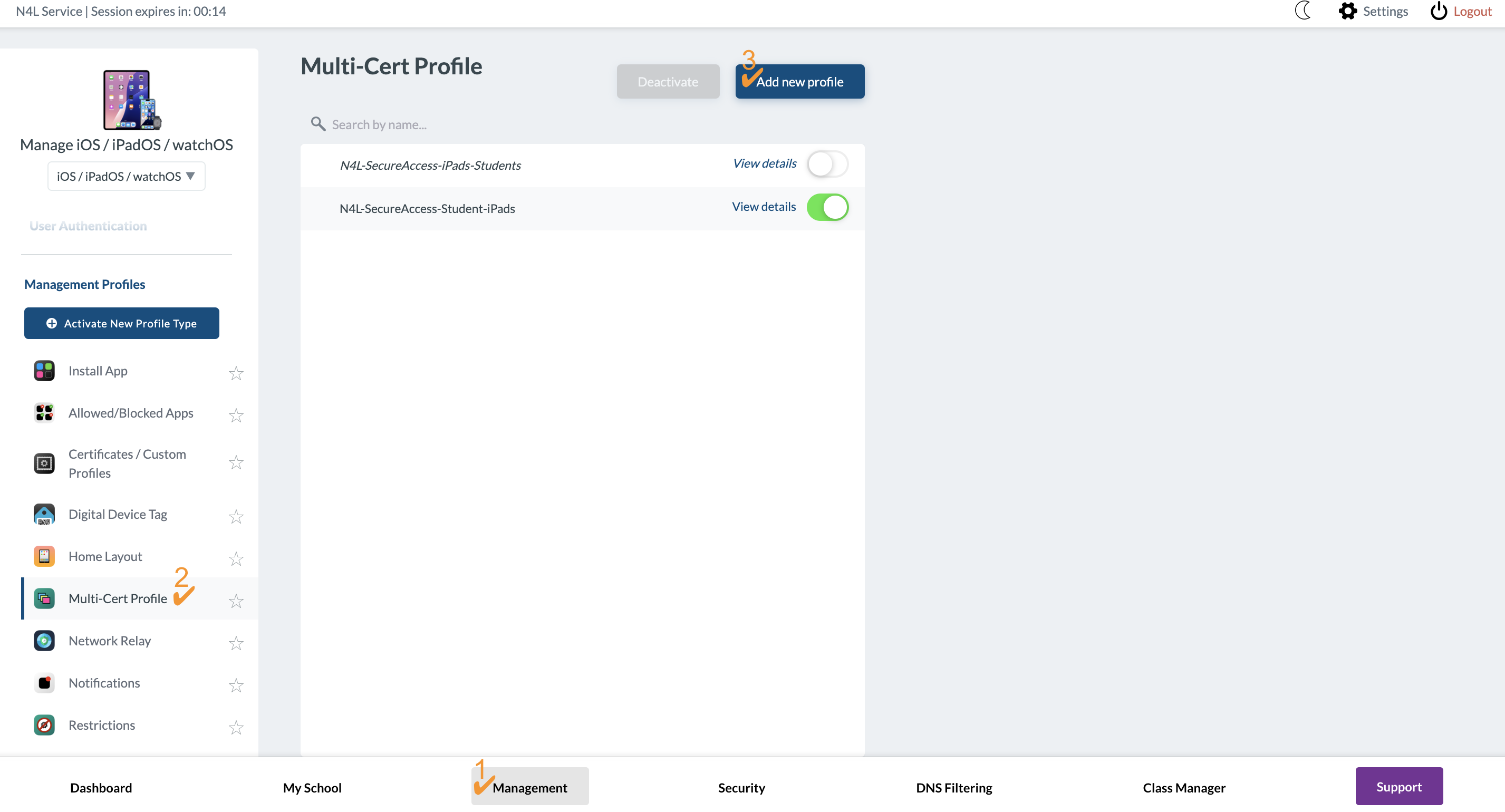 Cloudpath - iOS SCEP enrolment via Mosyle Manager Premium