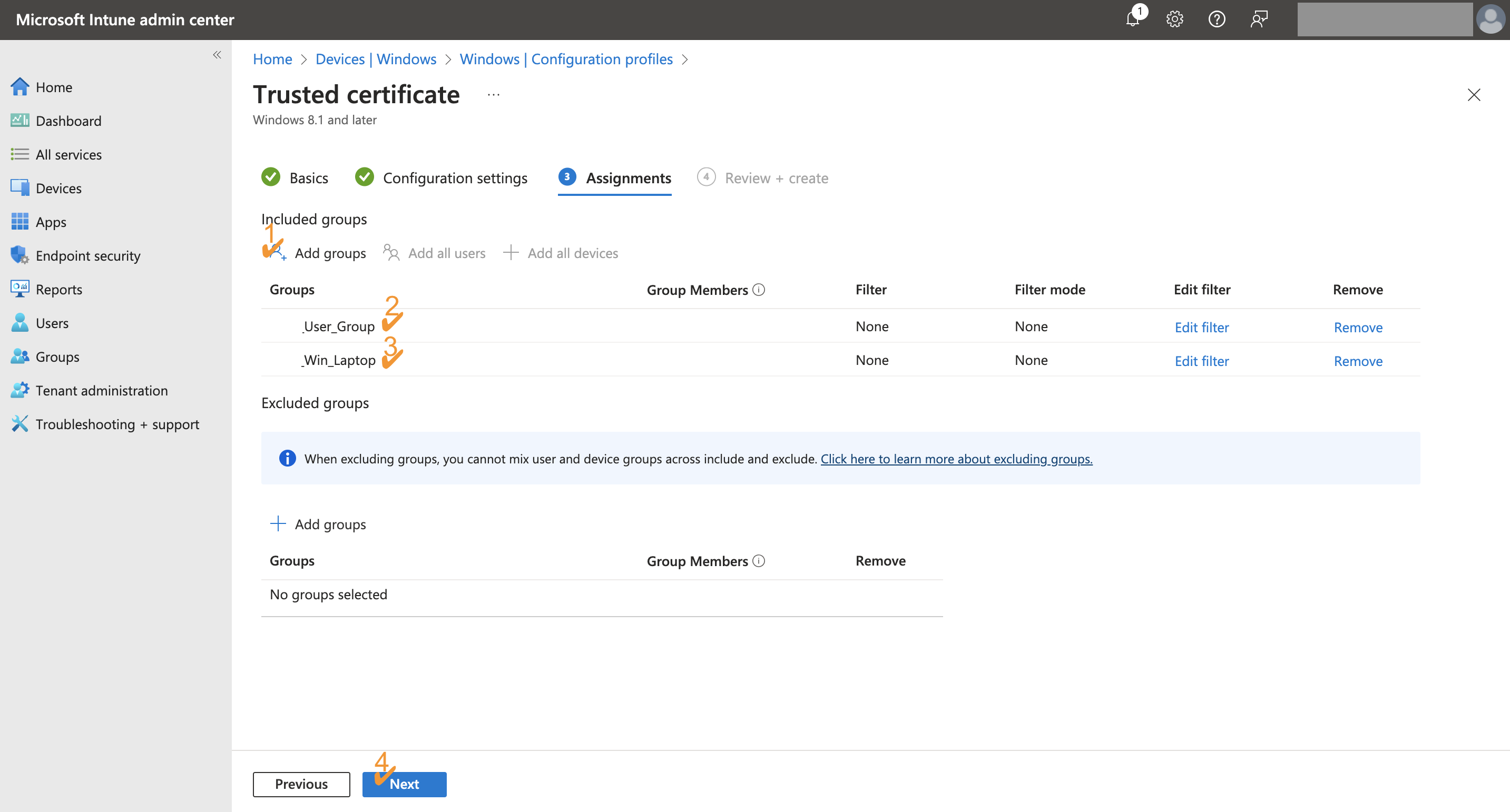 Windows SCEP enrolment via Microsoft Endpoint Management (formerly Intune)