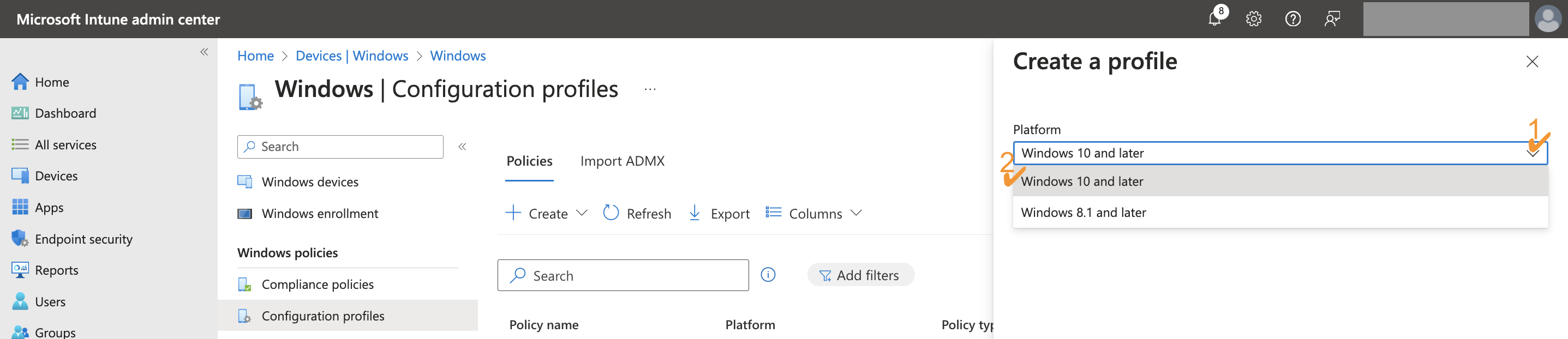 Windows SCEP enrolment via Microsoft Endpoint Management (formerly Intune)