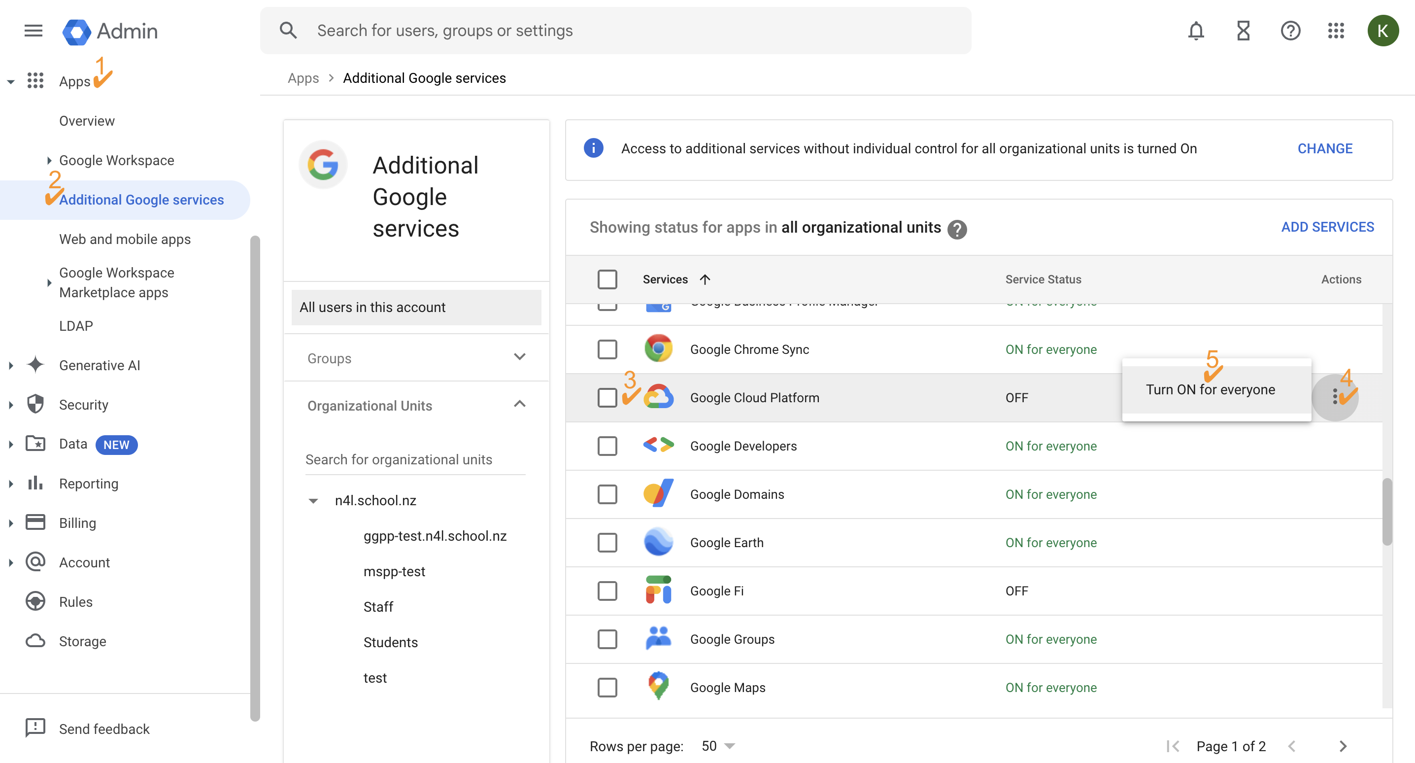 Chromebook on Google Workspace