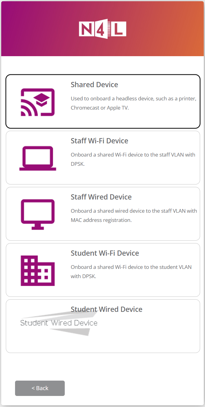 How to enrol a shared device