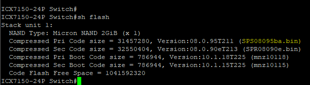 Ruckus Switch Firmware Upgrade Using USB