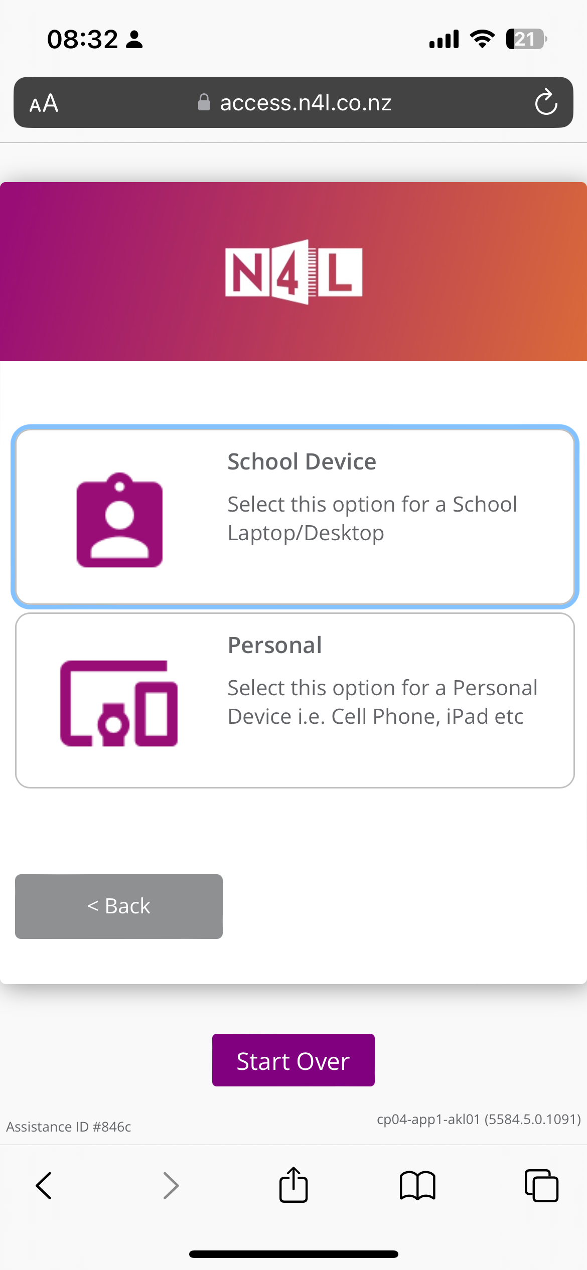How to enrol an iOS device for a dedicated staff member